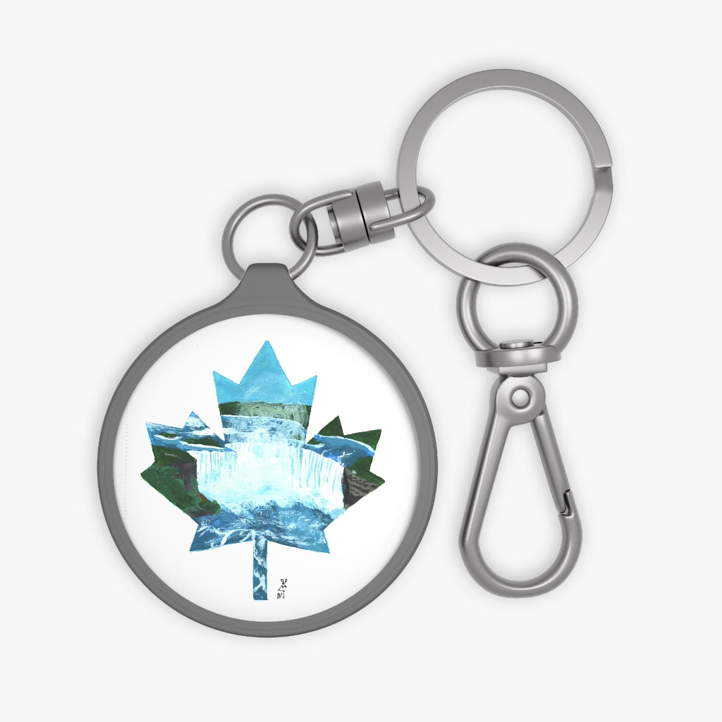 Maple Leaf Niagara Falls Keyring Tag – Leaman Exchange