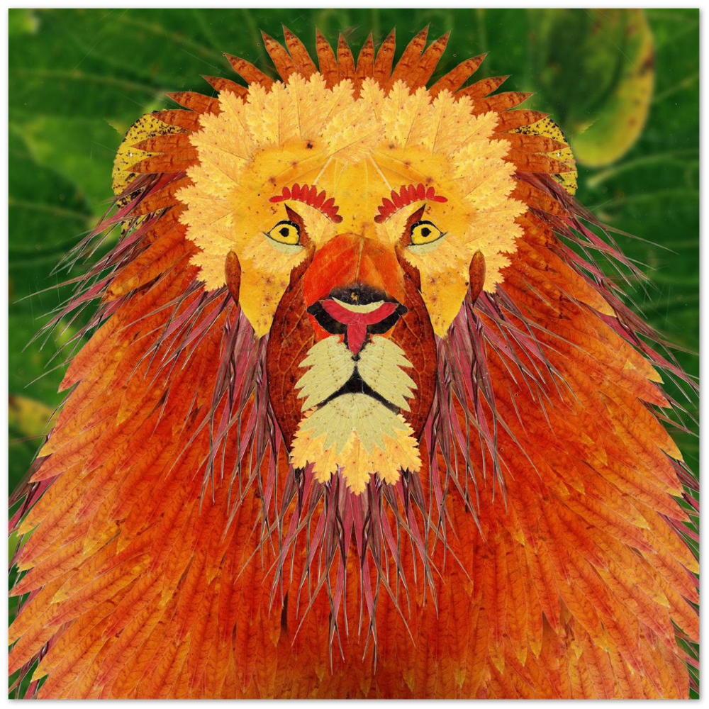 Leaf Lion Art Prints – Leaman Exchange